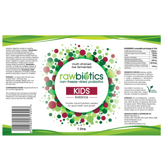 Rawbiotics Kids Balance | Probiotics for Kids’ Gut Health – Rawbiotics SA